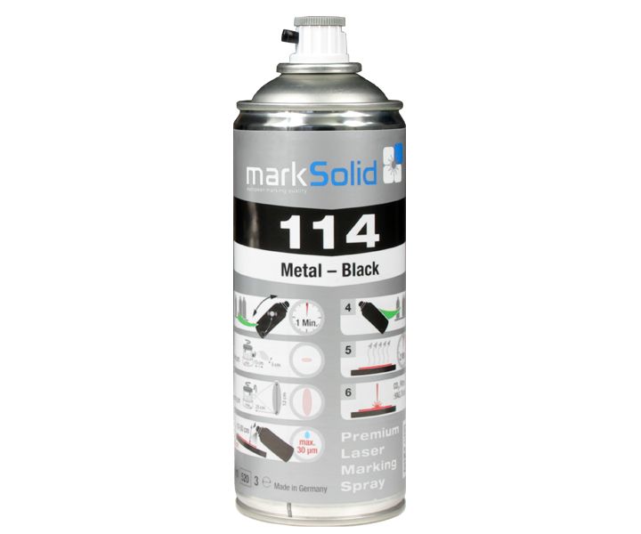 markSolid 114 Aerosol Spray, 300ml | 6150114 | Laser Marking | Dyes